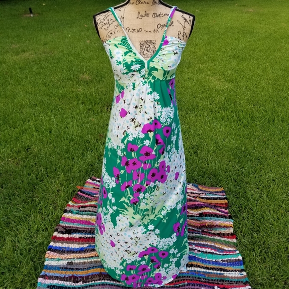 Free People | Dresses | Rare Vintage Htf Free People Floral Maxi | Poshmark